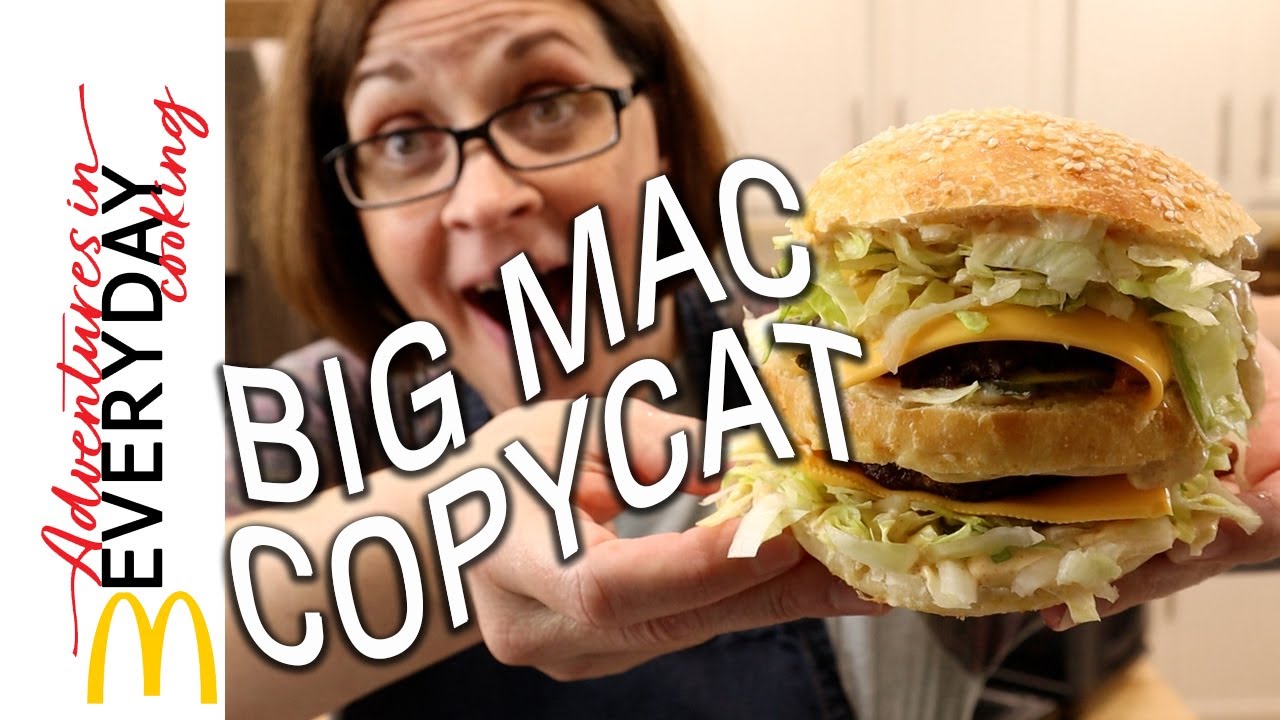 Big Mac Copycat (and homemade buns)