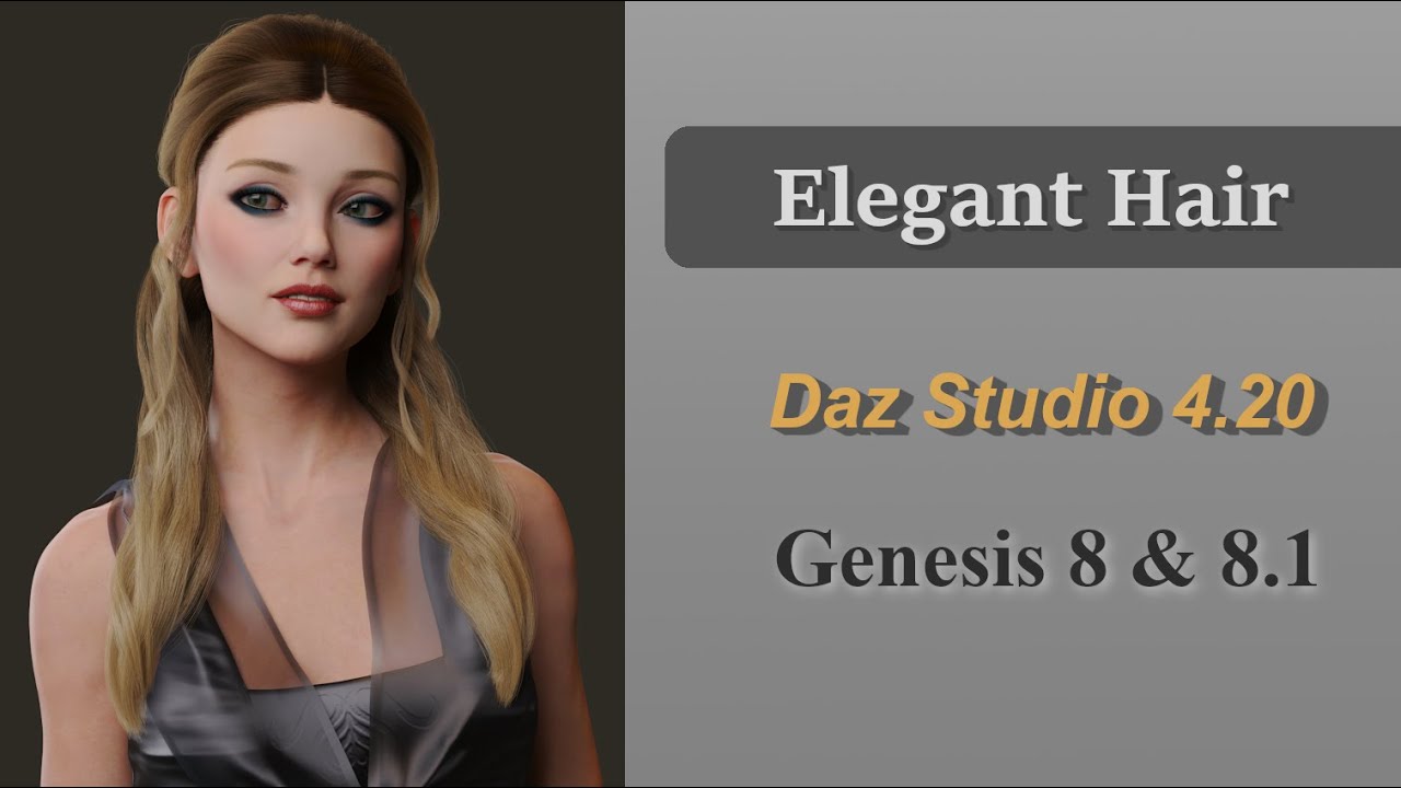 Posing Quickstart Guide - Elegant Hair for G8 & 8.1 | Daz Studio 4.20