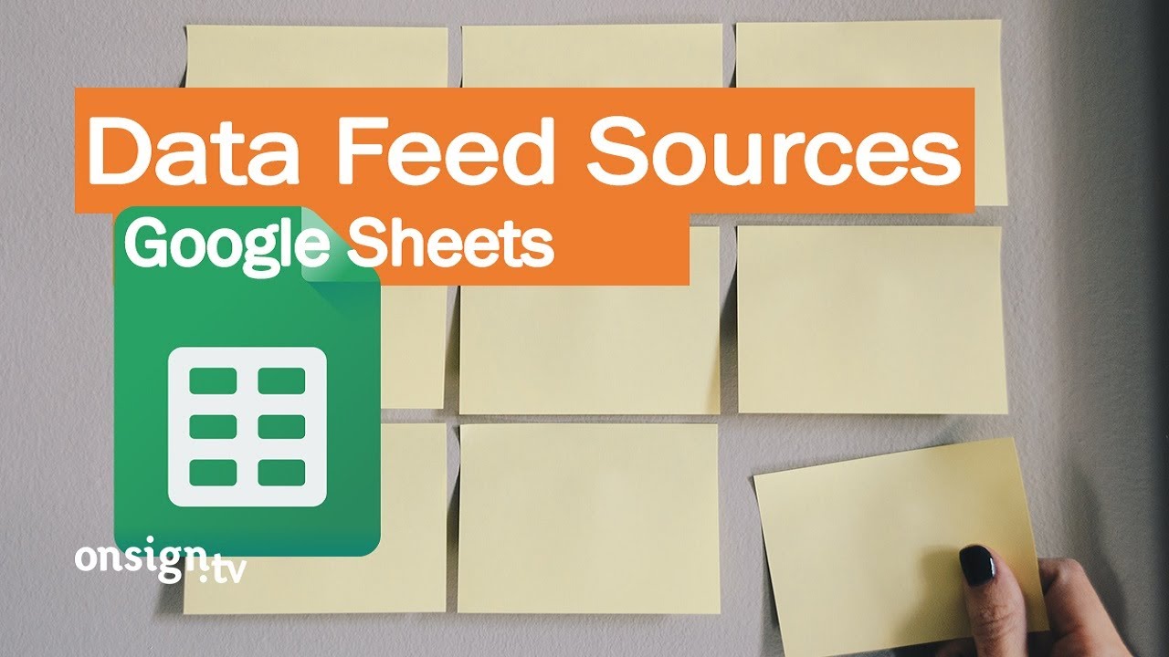 Data Feeds - Set up Google Sheets As A Source