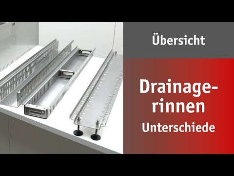 Drainage- & Entwässerungsrinne „Cubo“ Edelstahl nach Maß