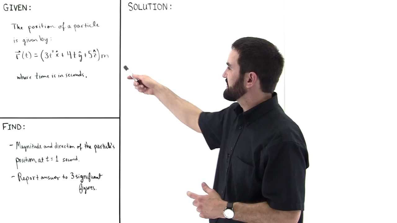 3-D Vector Magnitude and Direction