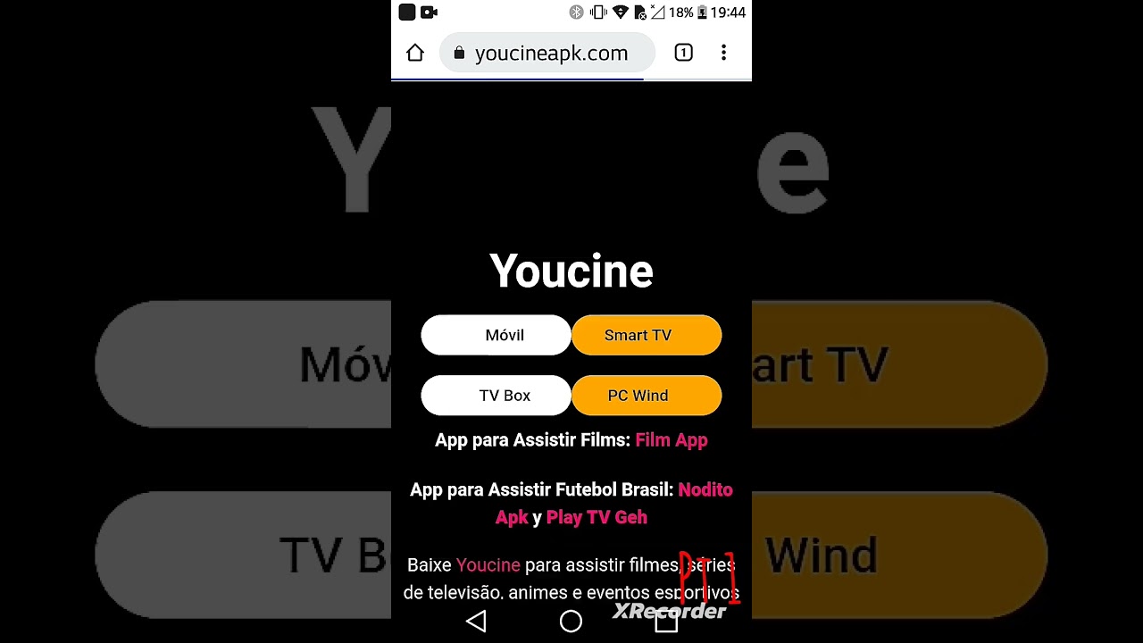 o aplicativo youcine