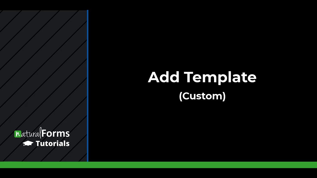 Adding Custom Templates