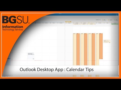 Outlook Desktop App: Calendar Tips