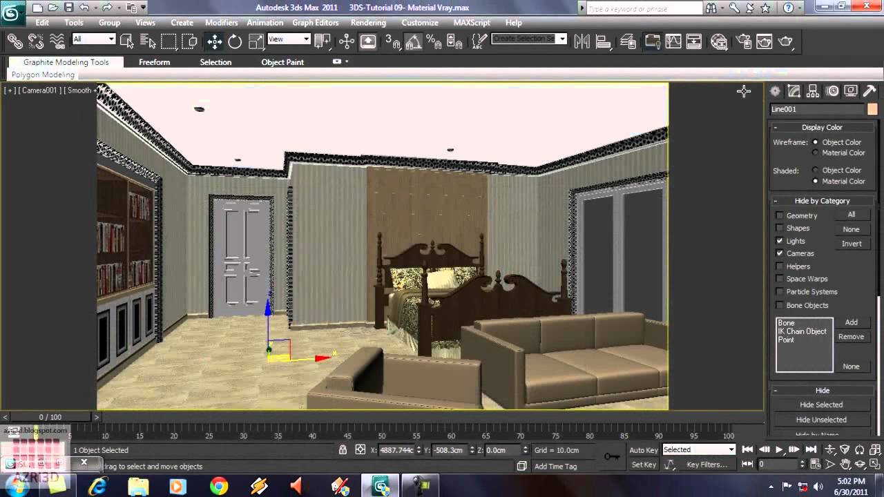 3DS Max-Tutorial 09-Creating Vray Material using Slate Material Editor