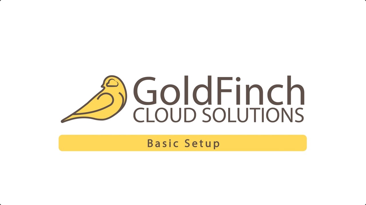 GoldFinch Basic Setup