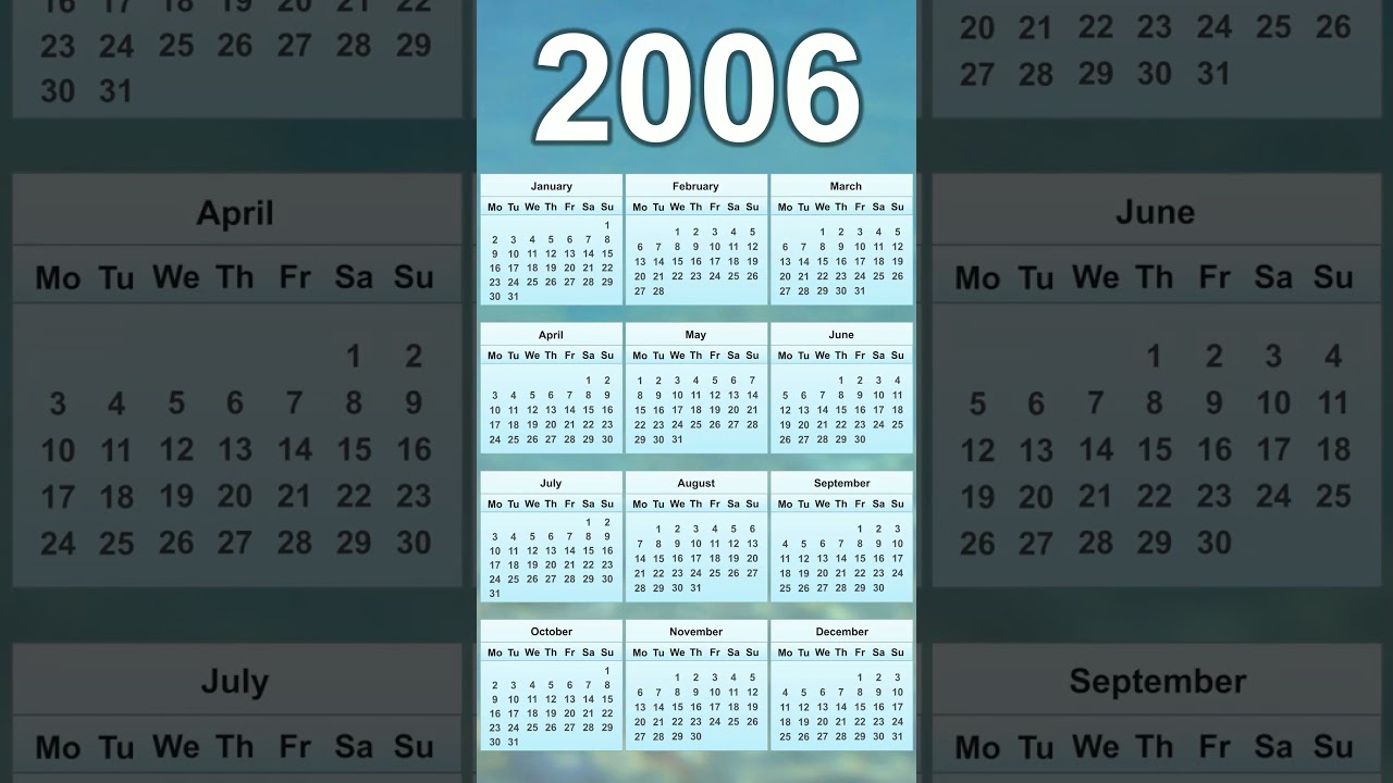 2006 Calendar