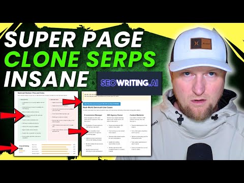 SEOwriting.ai's NEW Super Page Feature is INSANE 🤯 (Clone SERP Winners)