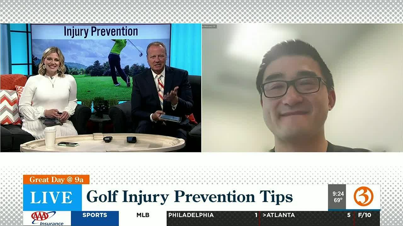 Golf injury prevention tips