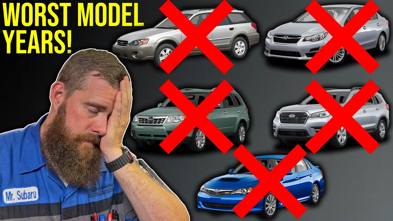The Worst Year for Every Subaru Model (Don’t Buy These!)