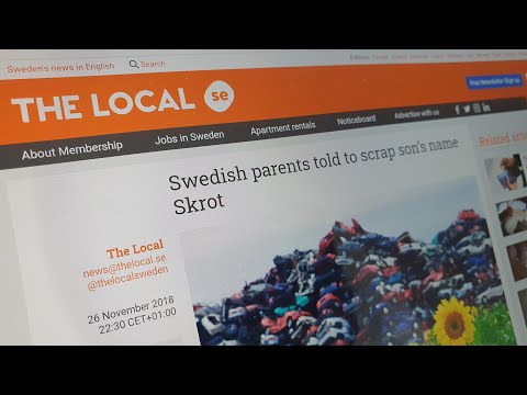 New babies in SWEDEN need their name APPROVING by SKATTEVERKET (tax authority)!!