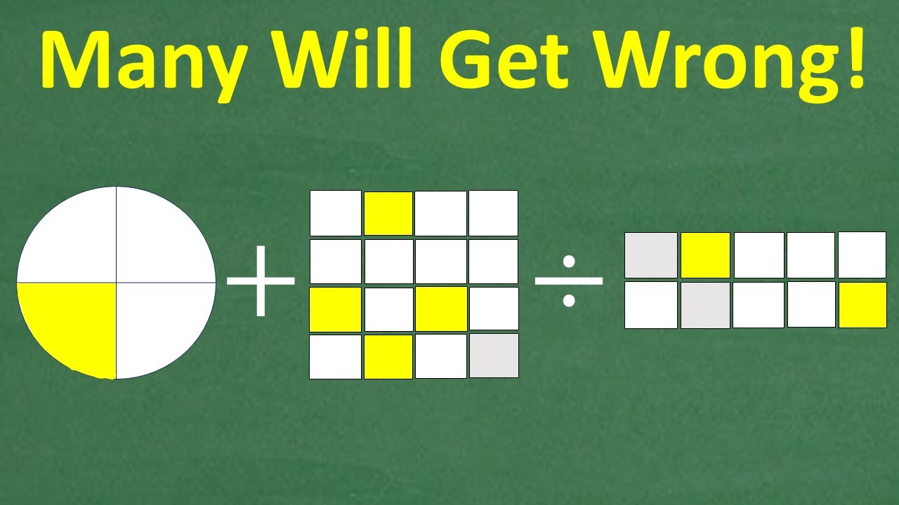 Fraction Graph Problem – BASIC Math Problem! Can You Figure Out and Solve?