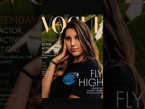 turning my portraits into magazine covers✨#photography #photoshop #vogue #portrait #editing #shorts