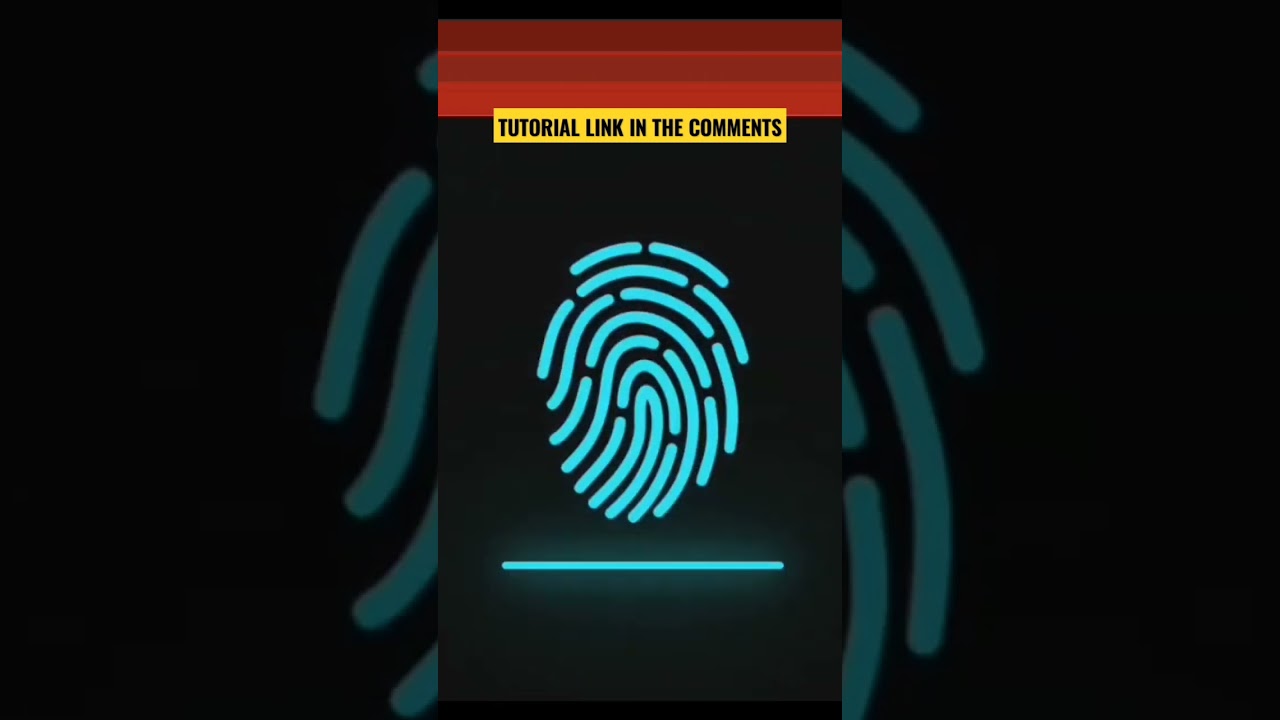 Fingerprint scanning Animation Effects using HTML and CSS