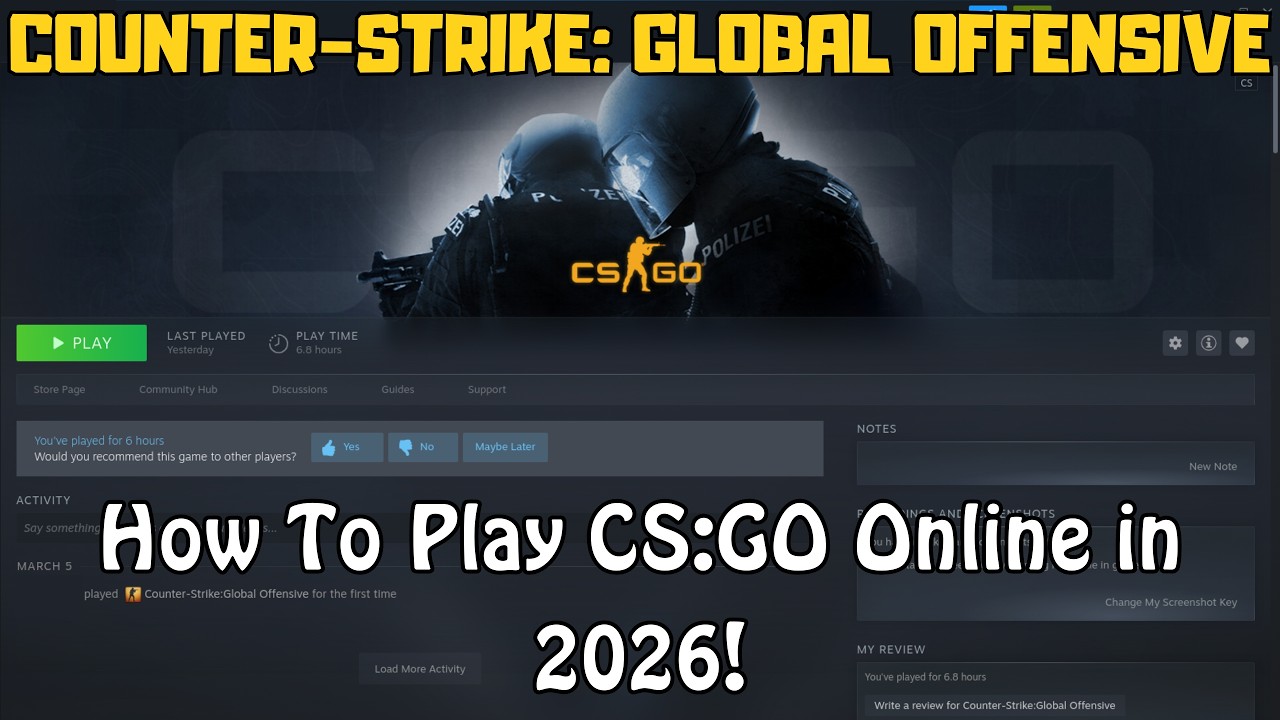 CS:GO is back as a standalone download on Steam. How To Play CS:GO Online in 2026.