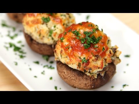 Garlic Parmesan-Stuffed Mushrooms