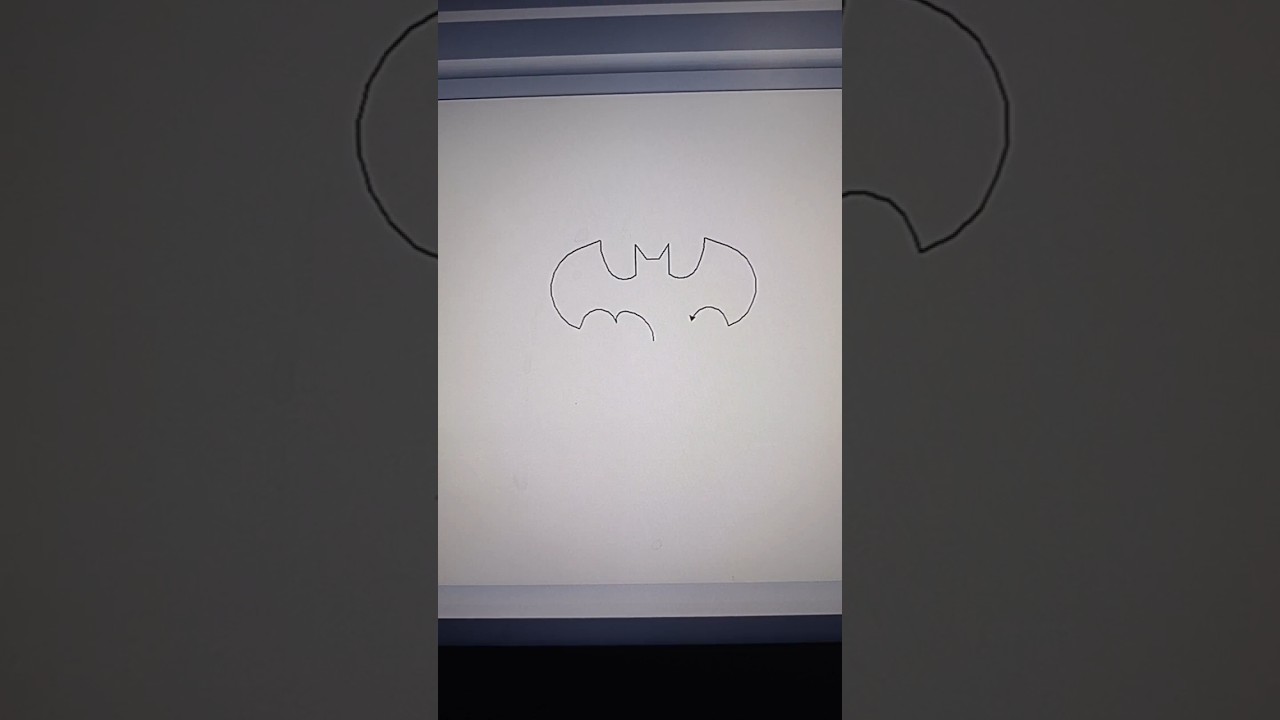 🦇 Man Logo using Python turtle Library #shorts #coding #graphics T06