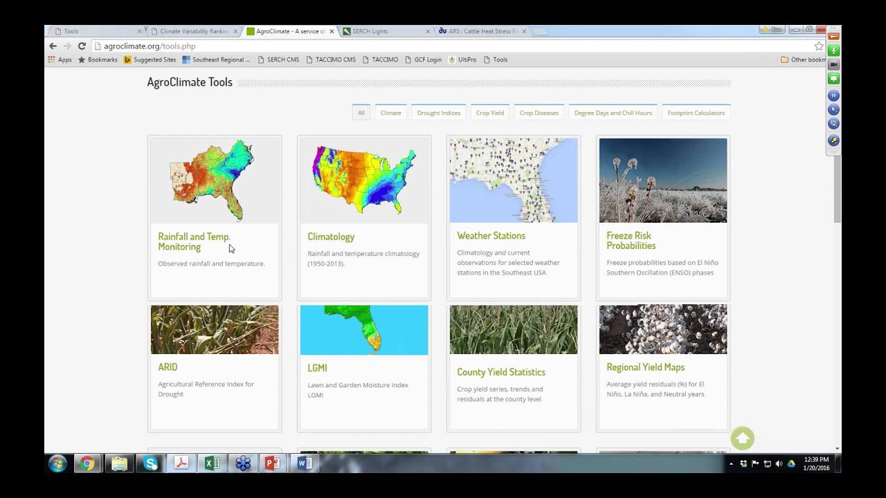 Tools for Climate Change Adaptation
