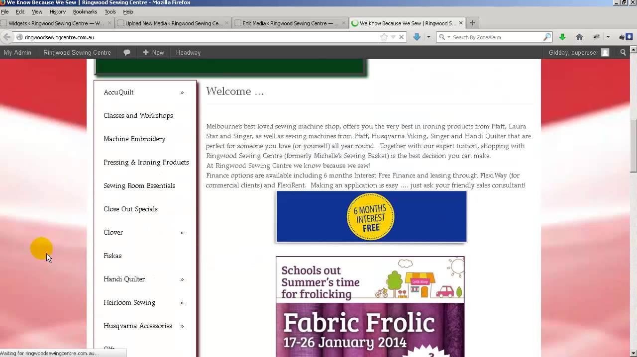 WordPress - Adding A Link Widget