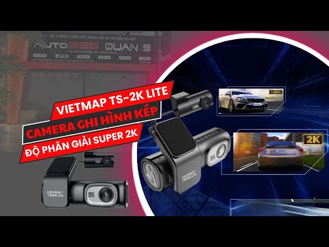 CAMERA HÀNH TRÌNH VIETMAP TS 2K LITE - GHI HÌNH KÉP TRƯỚC & SAU XE