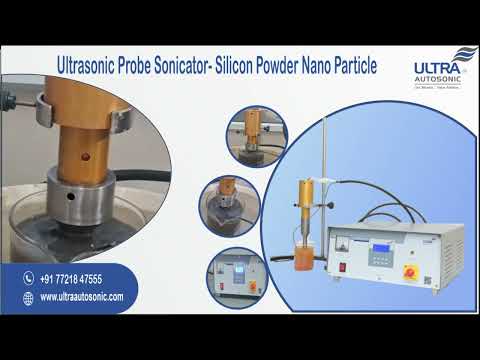 "This One Ultrasonic Probe Sonicator for Silicon Nanoparticle Trick Changed Everything!"