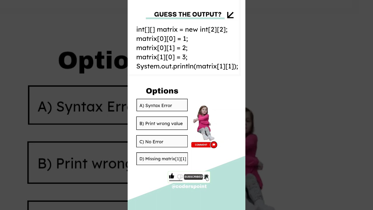 Day 29 java mcq question | java interview questions | java basic programming #javacoding #java #code