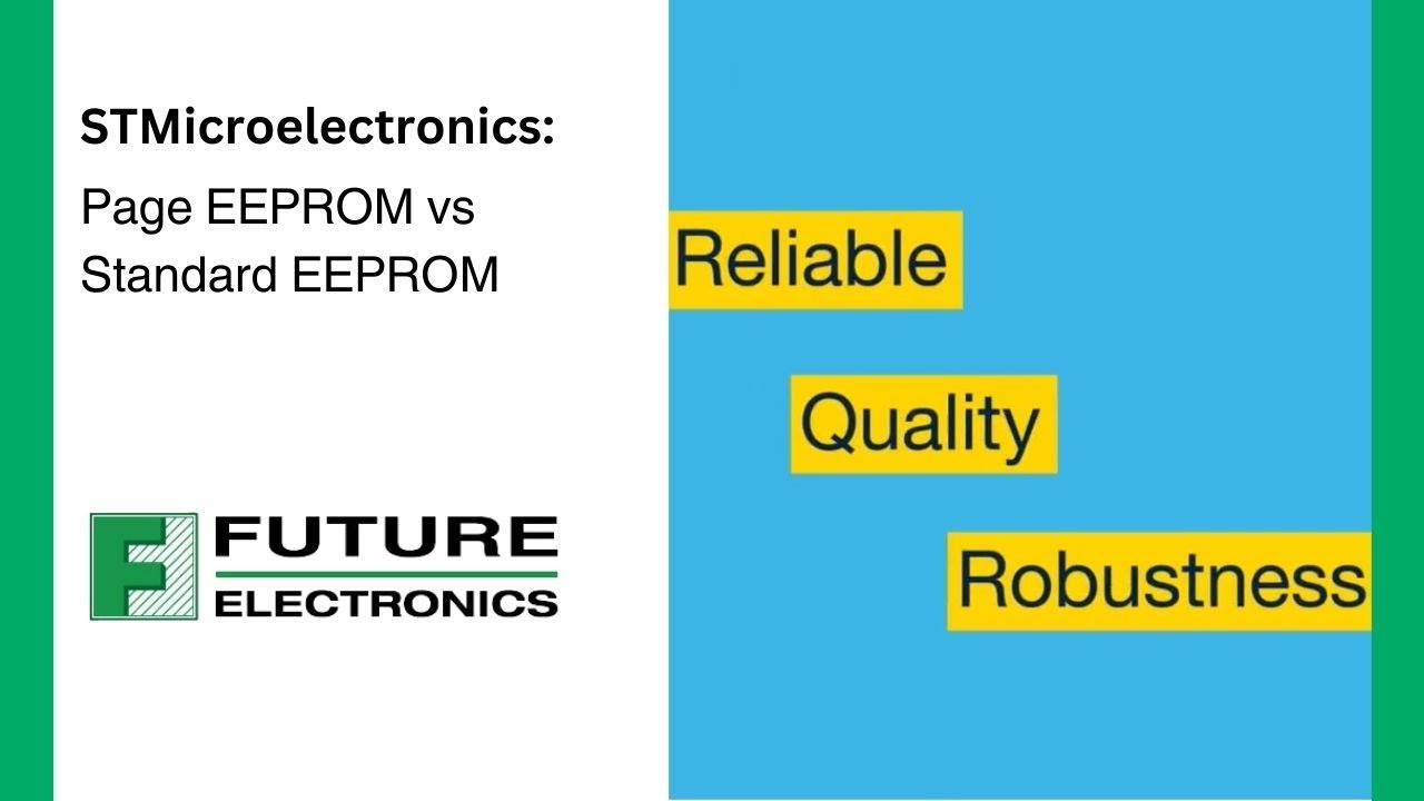 Page EEPROM vs Standard EEPROM with STMicroelectronics