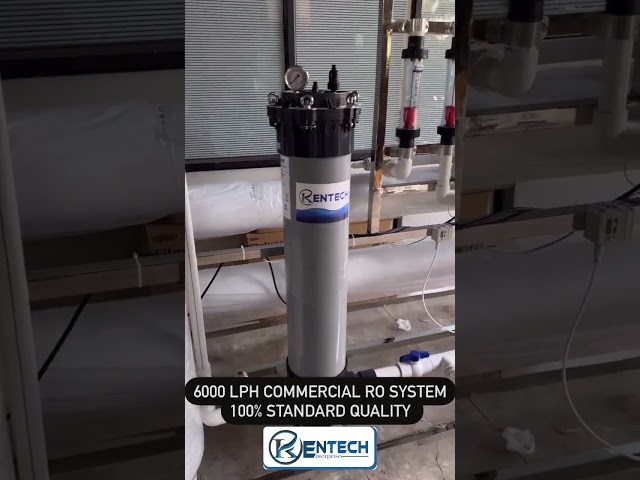 Commercial RO System - 6000 LPH Semi Automatics Industrial RO Plant ...