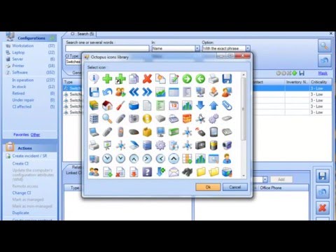 Octopus ITSM software Configure new list in Octopus