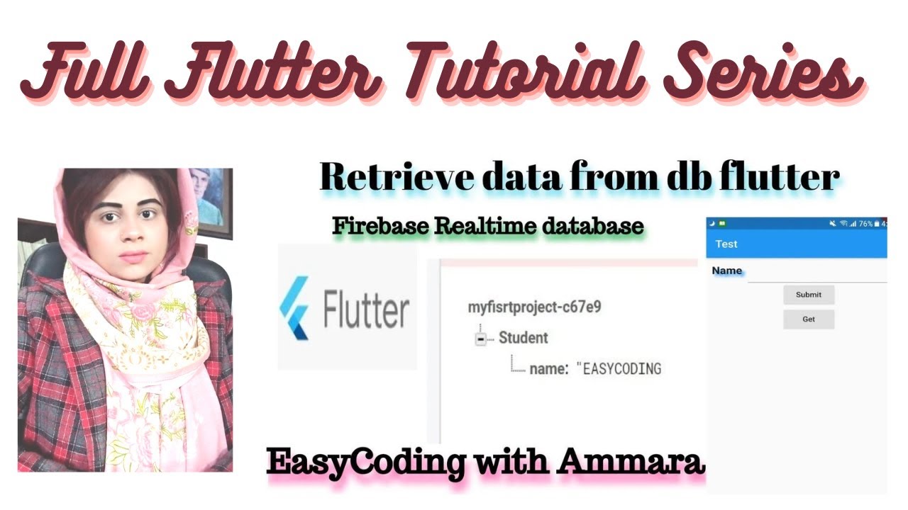 3 How to fetch data from firebase using flutter | Retrieve and get data