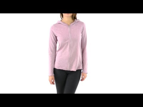 Carve Designs Women's Zipper Line Yoga Hoodie | SwimOutlet.com
