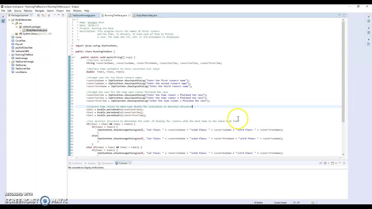 Chapter 4 Programming Projects