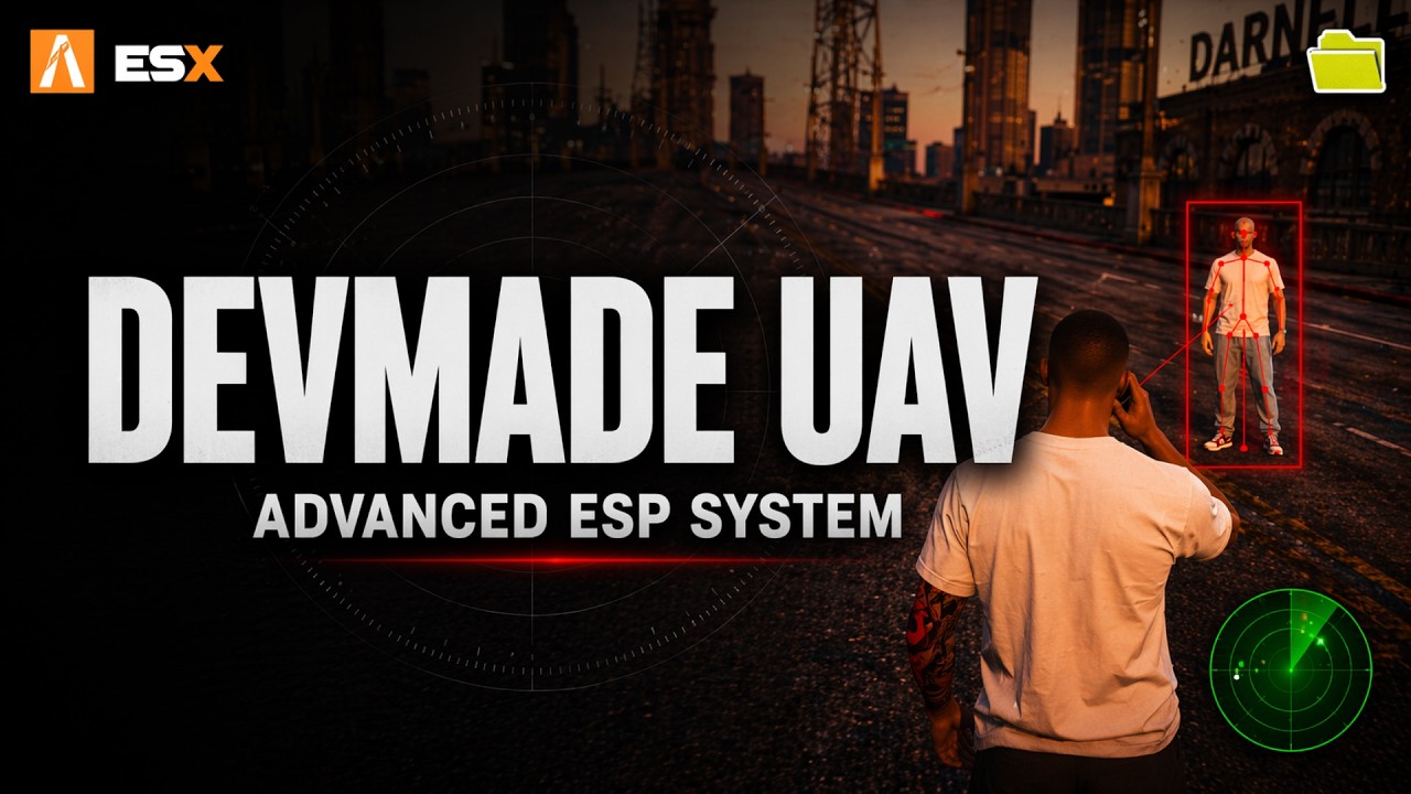 Advanced UAV Radar System | FiveM ESX Script