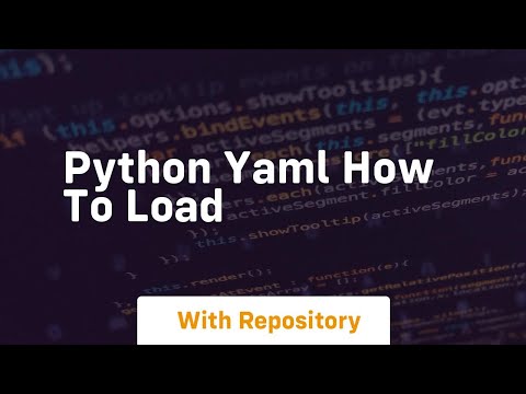 Python YAML How to Load