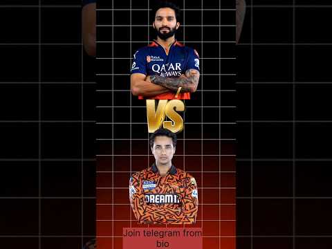 RCB vs SRH Today Match Prediction | Royal Challengers Bengaluru vs Sunrisers Hyderabad IPL #dream11