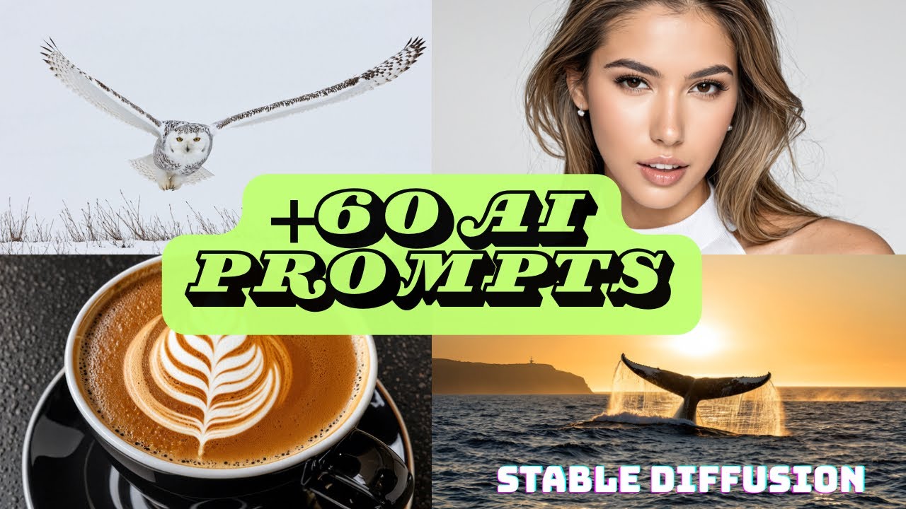 60+ AI Prompts for Stable Diffusion - People • Animals • Locations (SDXL & 1.5)
