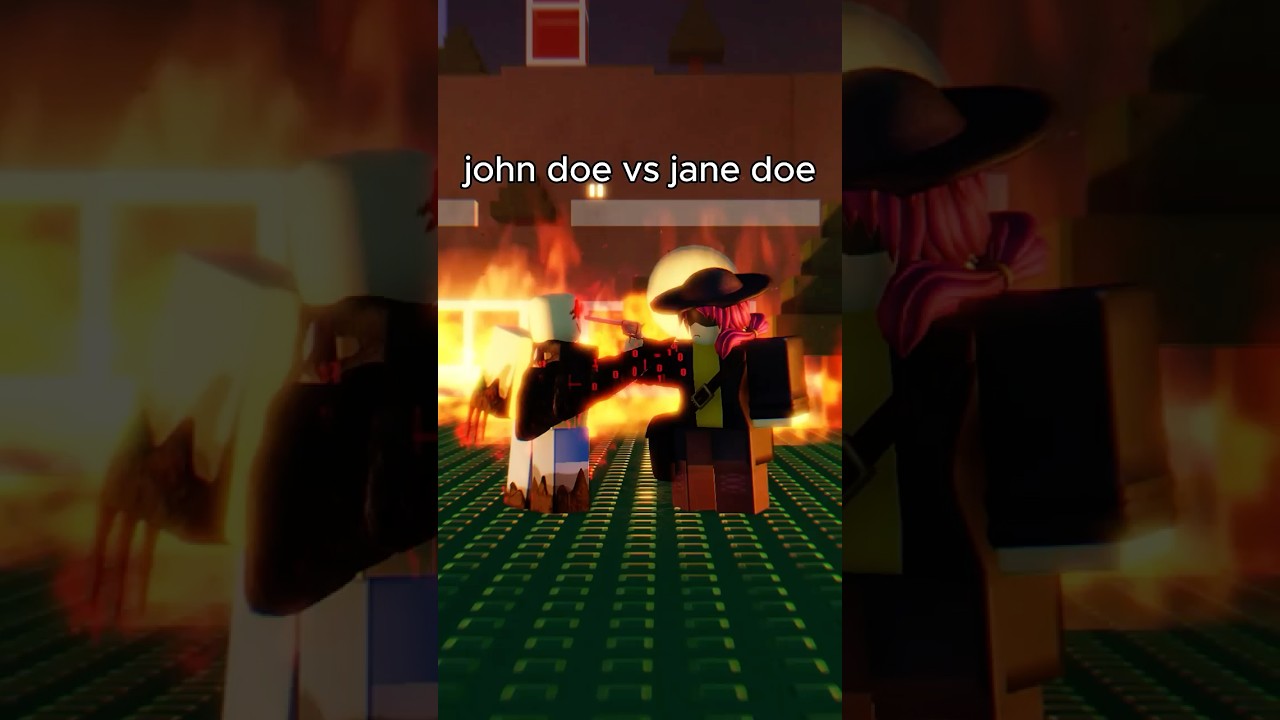 John Doe vs Jane Doe Forsaken Roblox animation #forsaken #roblox #animationmeme #robloxshorts