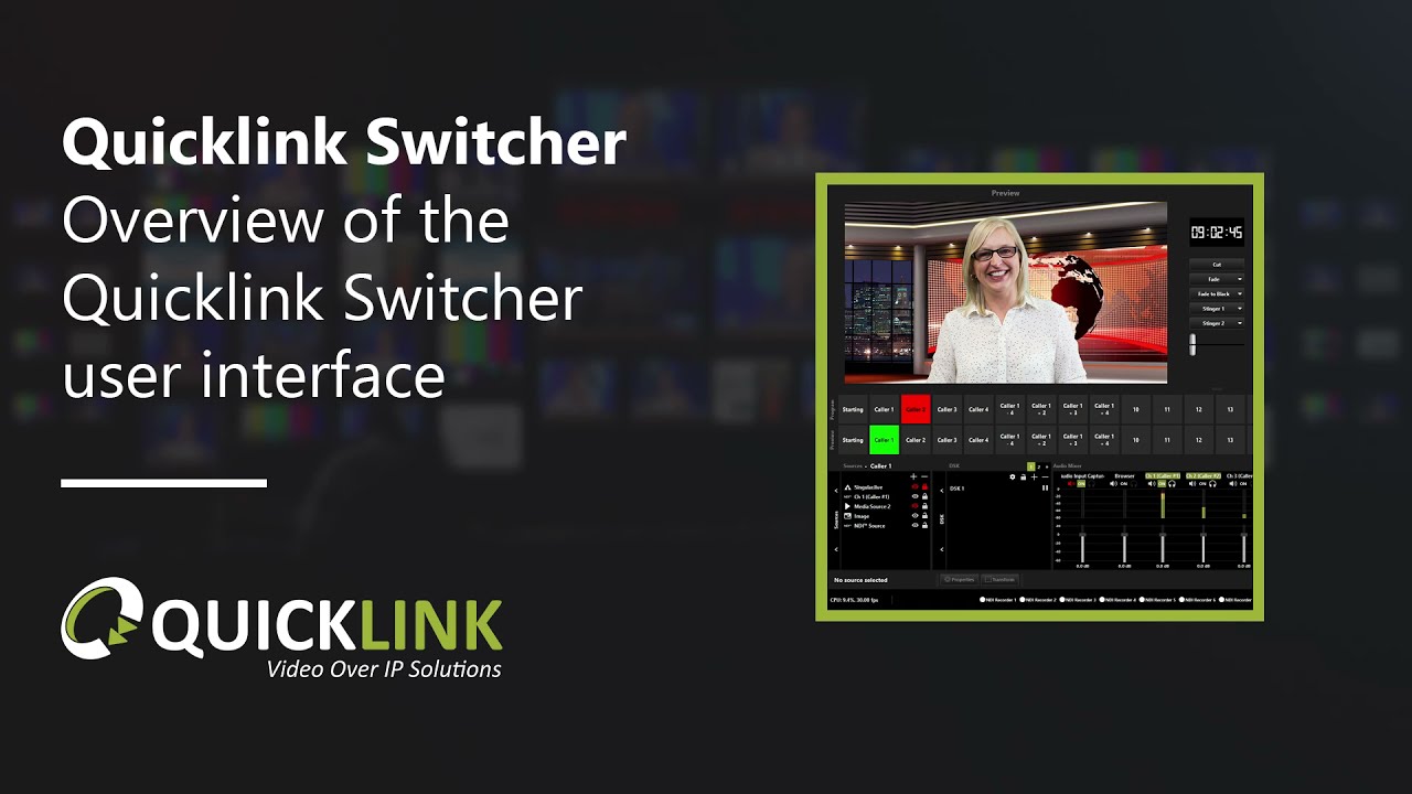 QuickLink StudioPro: Overview of the StudioPro user interface