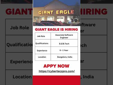 Giant Eagle Jobs #job #shorts #hiring #hiringalerts