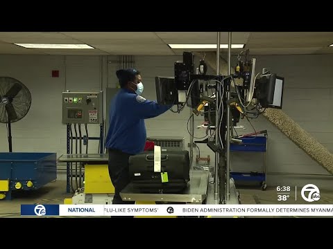 See what happens when your bag is checked at Detroit Metro Airport