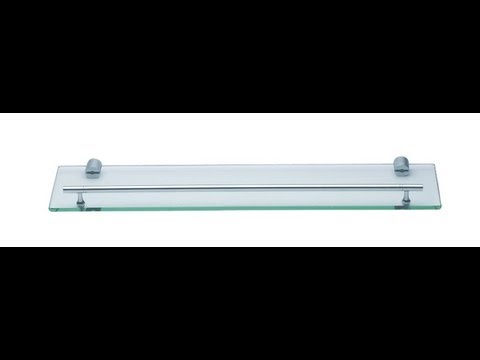 Bathroom Square Glass Shelf