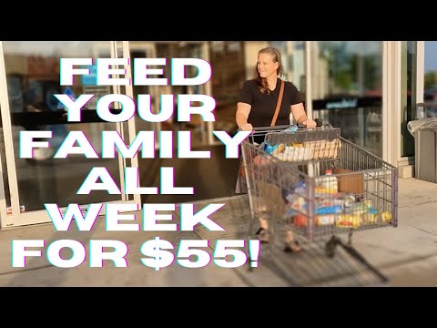 FEED THE FAMILY FOR $55! 💰SUMMER 2023 EXTREME BUDGET MEAL PLAN! #budgetmeals #frugalliving #recipe