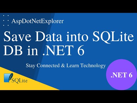 Learn Save Data into SQLite Database using Entity Framework Core in NET 6 | Windows Forms - Mind ...