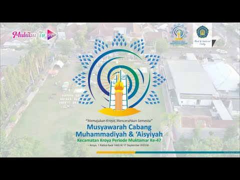 Logo Musyawarah Cabang Muhammadiyah & Aisyiyah Kecamatan Kroya Periode Muktamar Ke-48