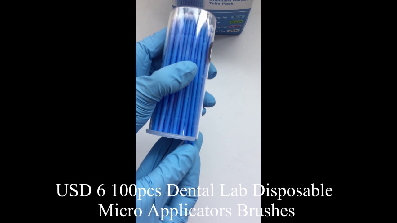 Dental Lab Disposable Micro Applicators Brushes