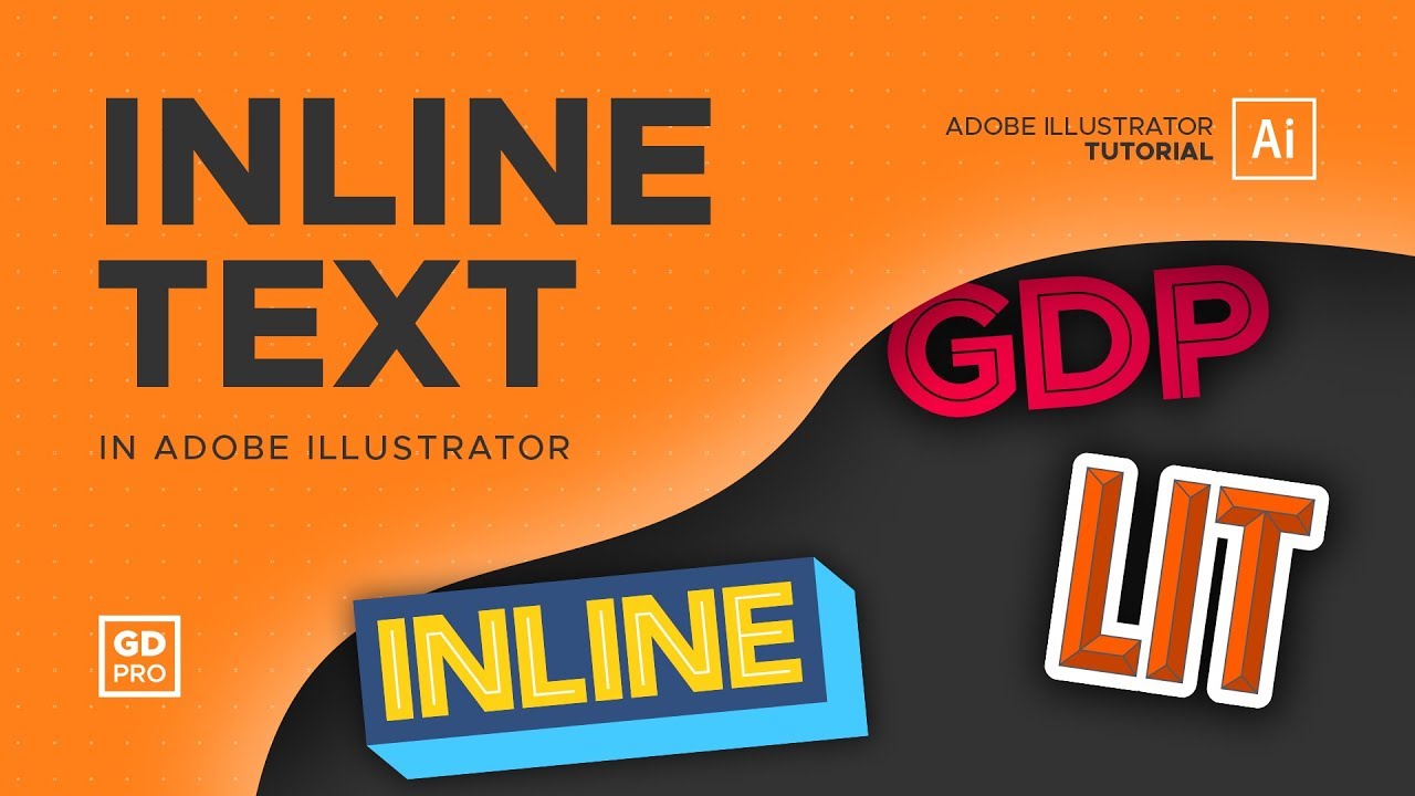 Adobe Illustrator • Inline Text Tutorial