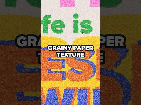 Elevate the look of your designs with this Grainy Paper Texture ✨ #photoshoptutorial #graphicdesign