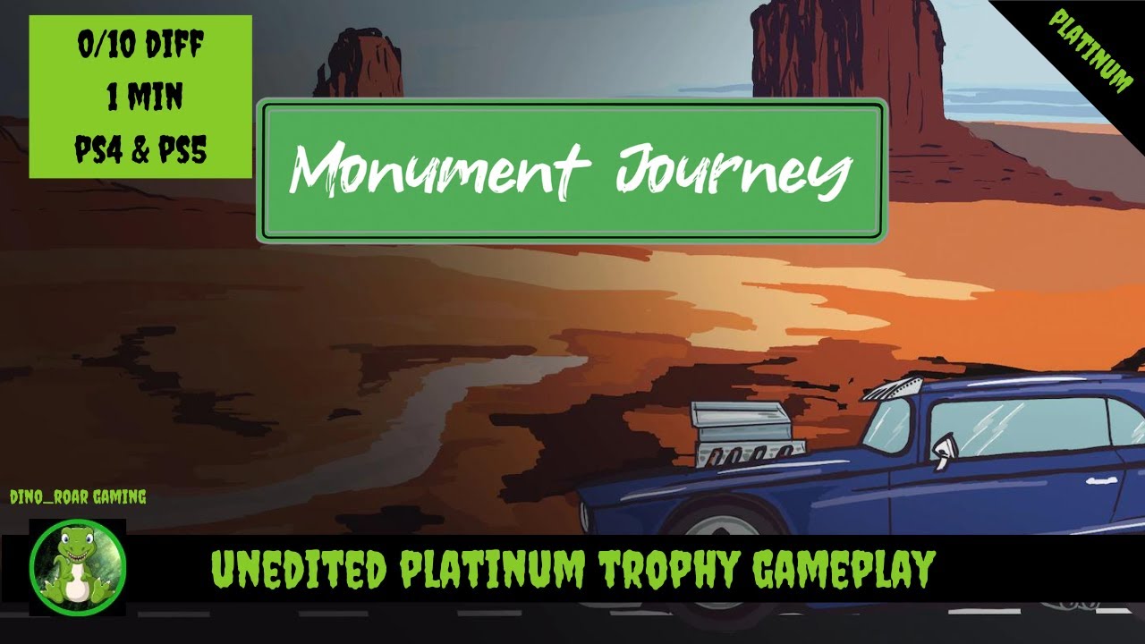Monument Journey - Full Unedited Platinum Trophy Gameplay (PS4/PS5)
