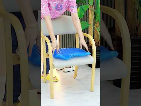 Refreshing Relief: Gel Seat Cushion Provides Cool Comfort and Stress Release!