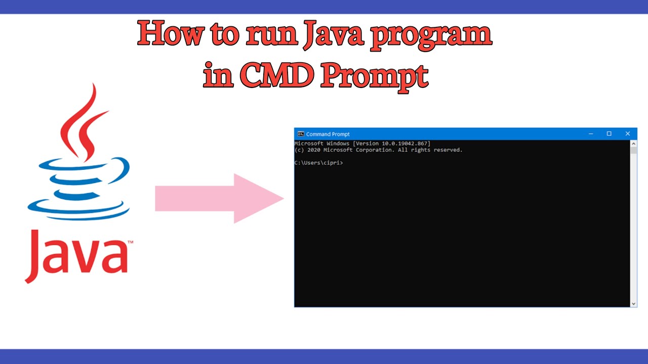 How to run java program in cmd prompt | Run Program in notepad #java #cmd